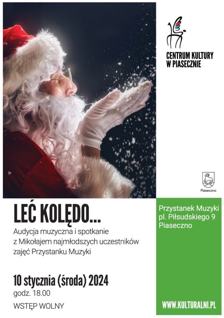 LEĆ KOLĘDO... Audycja muzyczna i spotkanie z Mikołajem najmłodszych ...